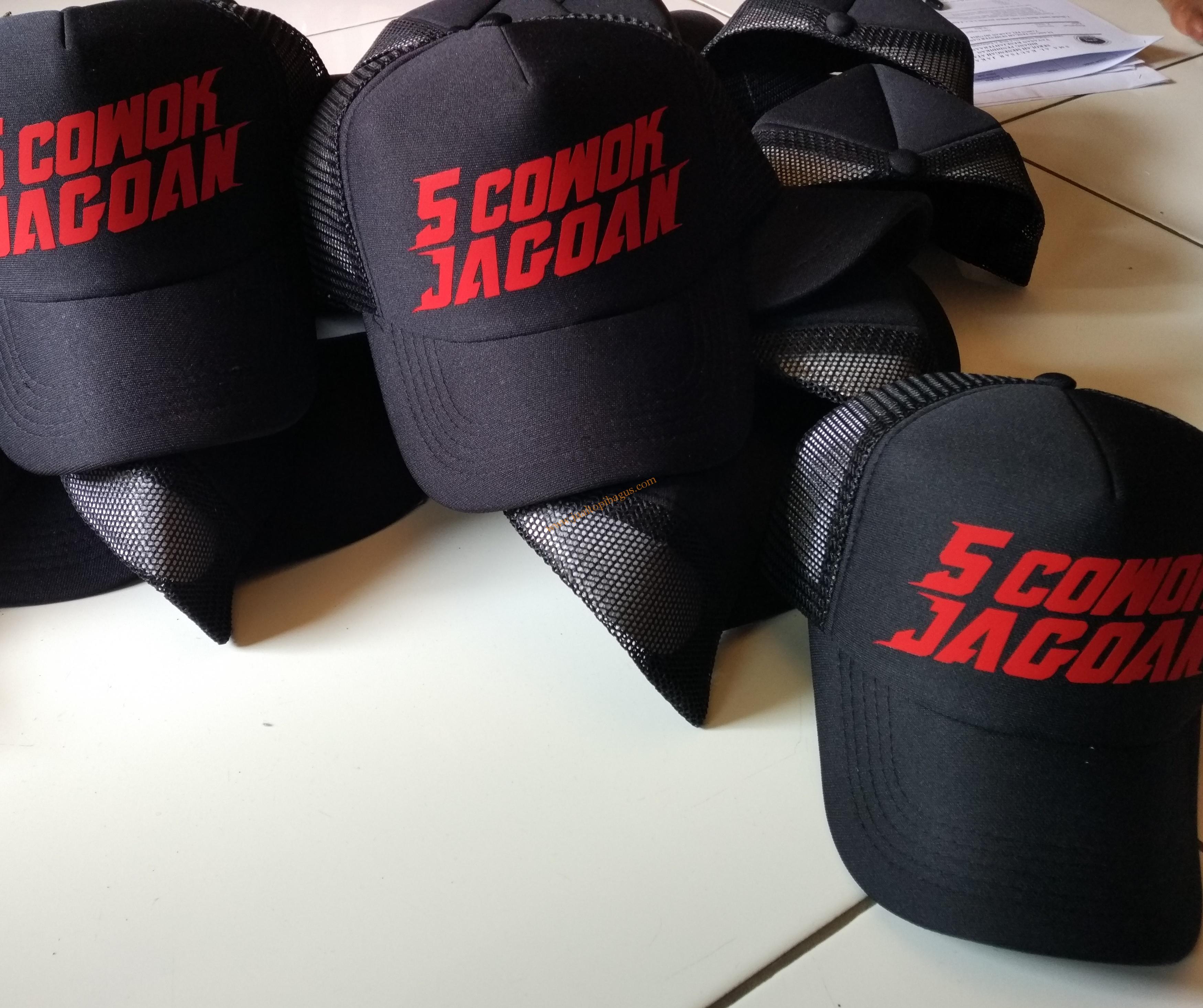 Topi Promosi - souvenir 5 cowok jagoan 0812 82 234 876 - Jual Topi ...